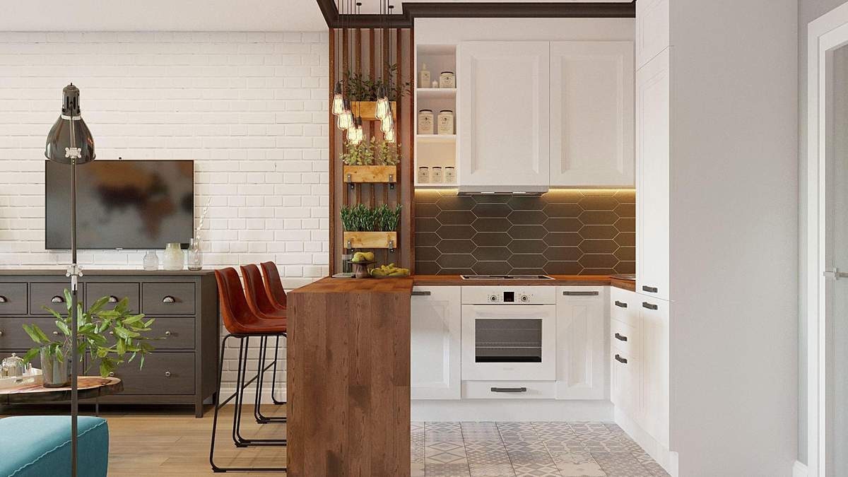 Барна стійка на кухні у квартирі потрібна чи ні особливості та фото